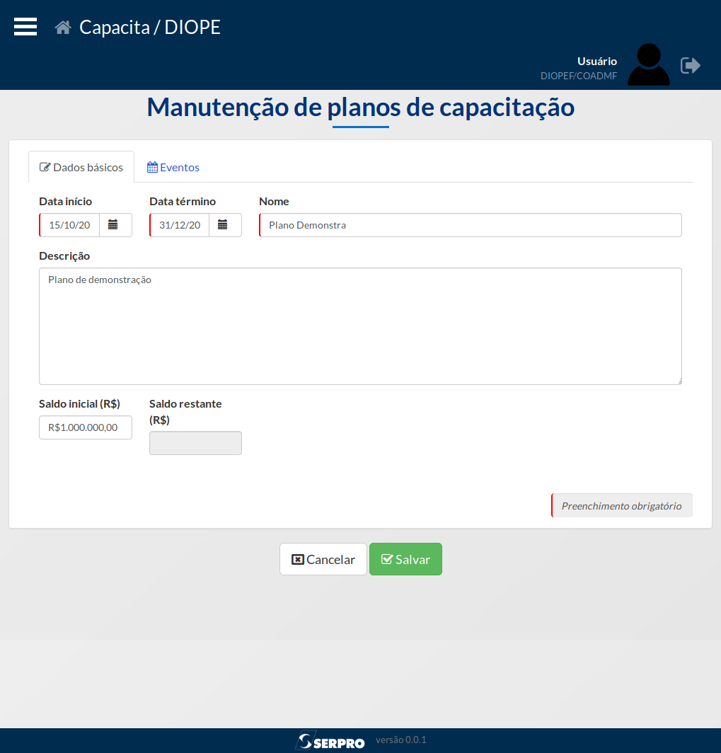 Capacita DIOPE - Como editar um Plano de Capacitação?