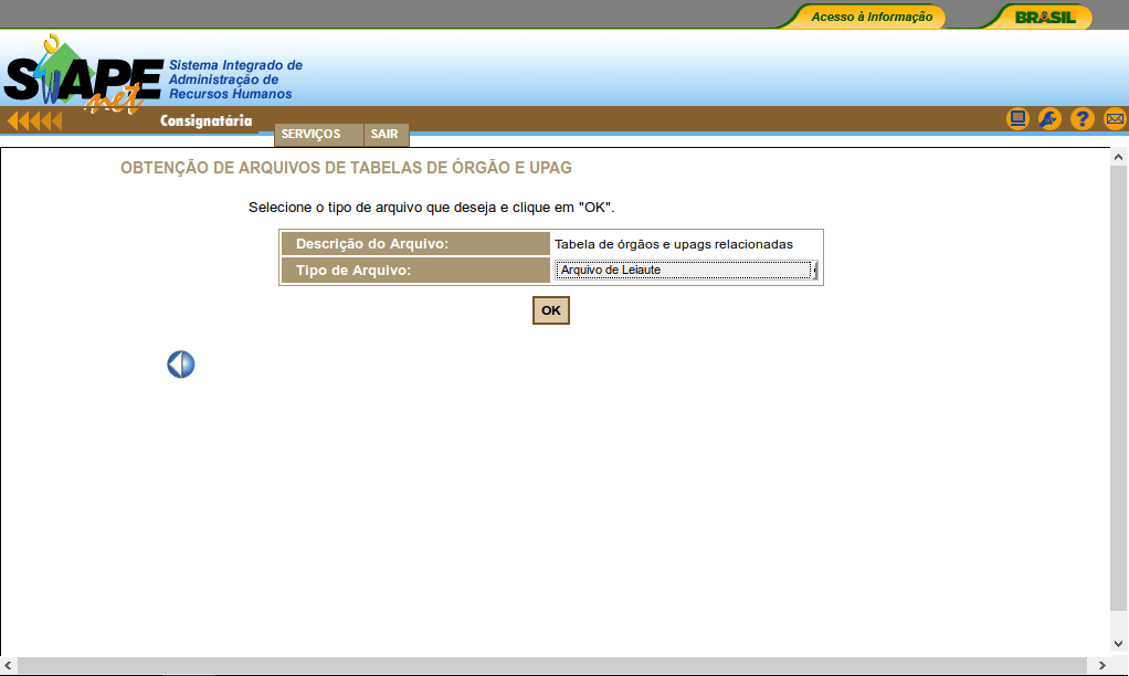 Gestão de Margem Consignável - Tabelas de Órgão e UPAG