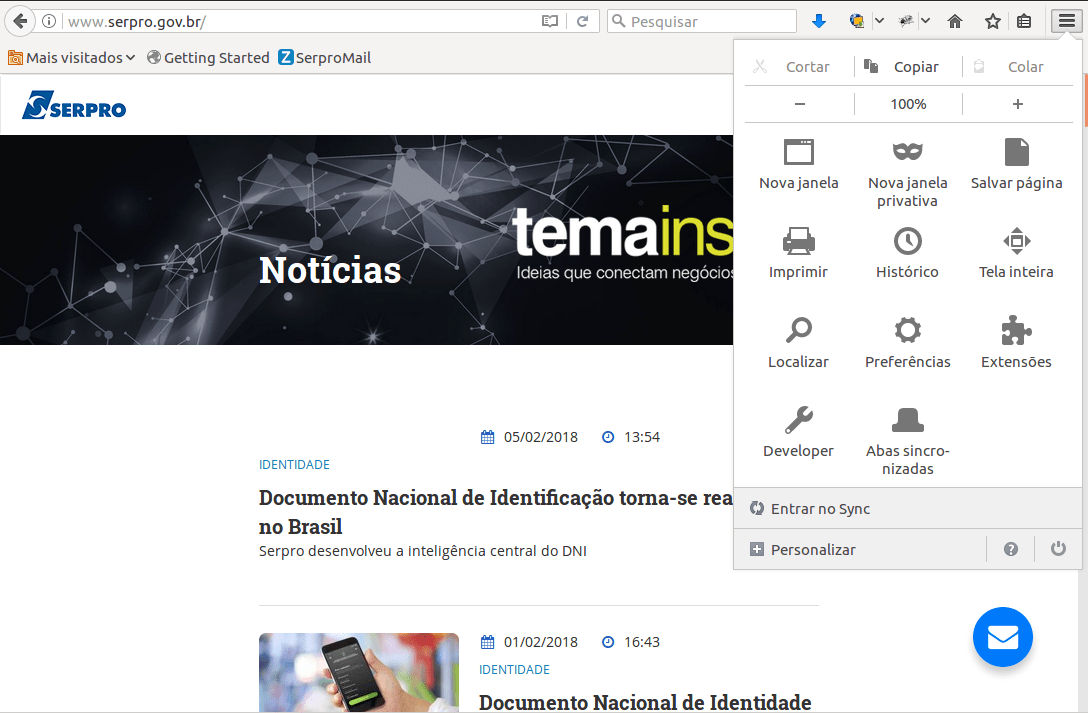 Demonstra - Verificar versão do navegador