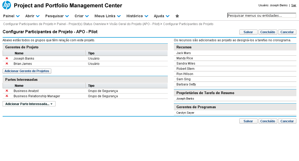 Hawk - Perfil Gerentes de Projeto Completo