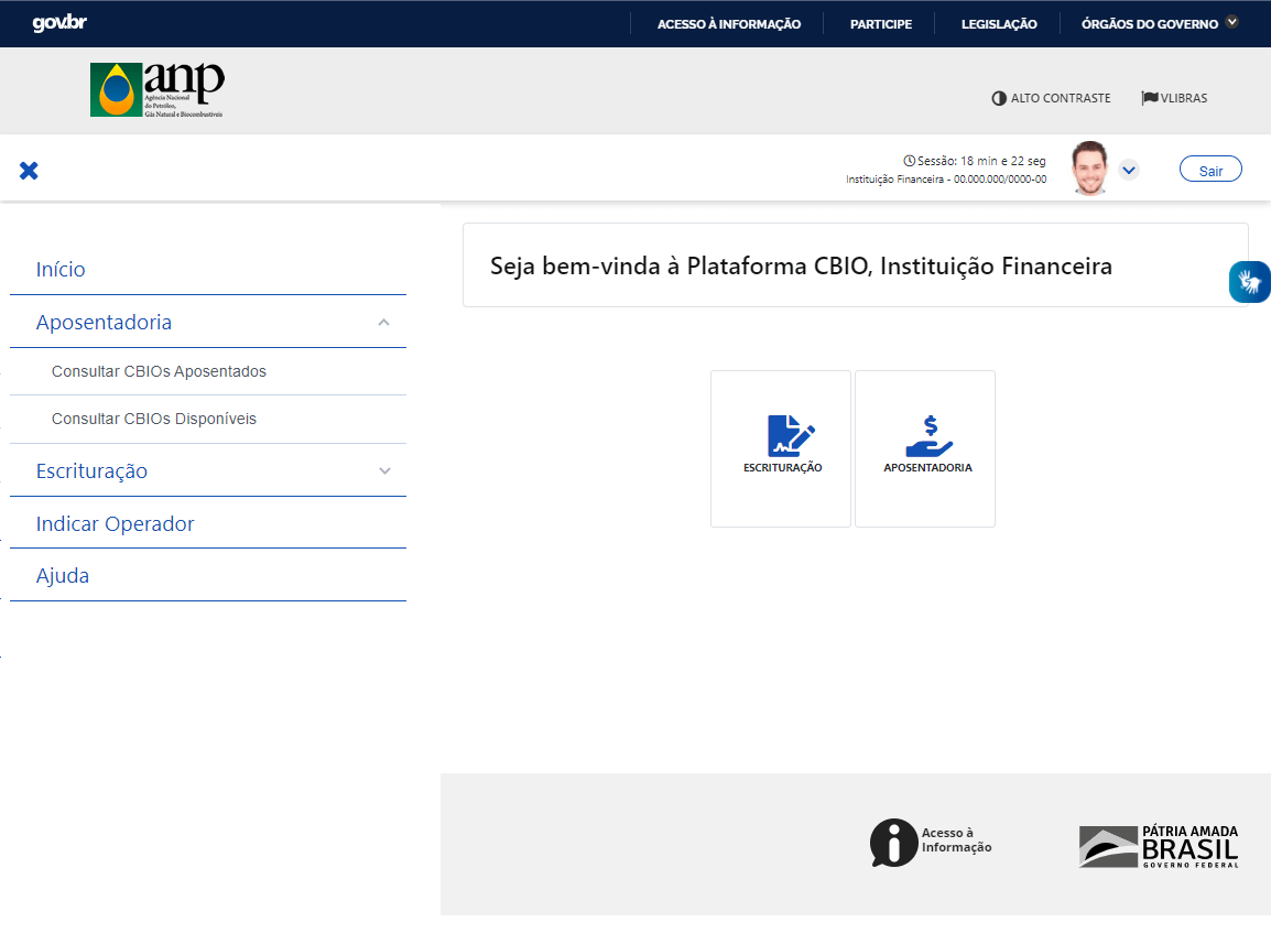 Plataforma CBIO - perfil Escriturador - Escriturador - Consultar CBIOs ...