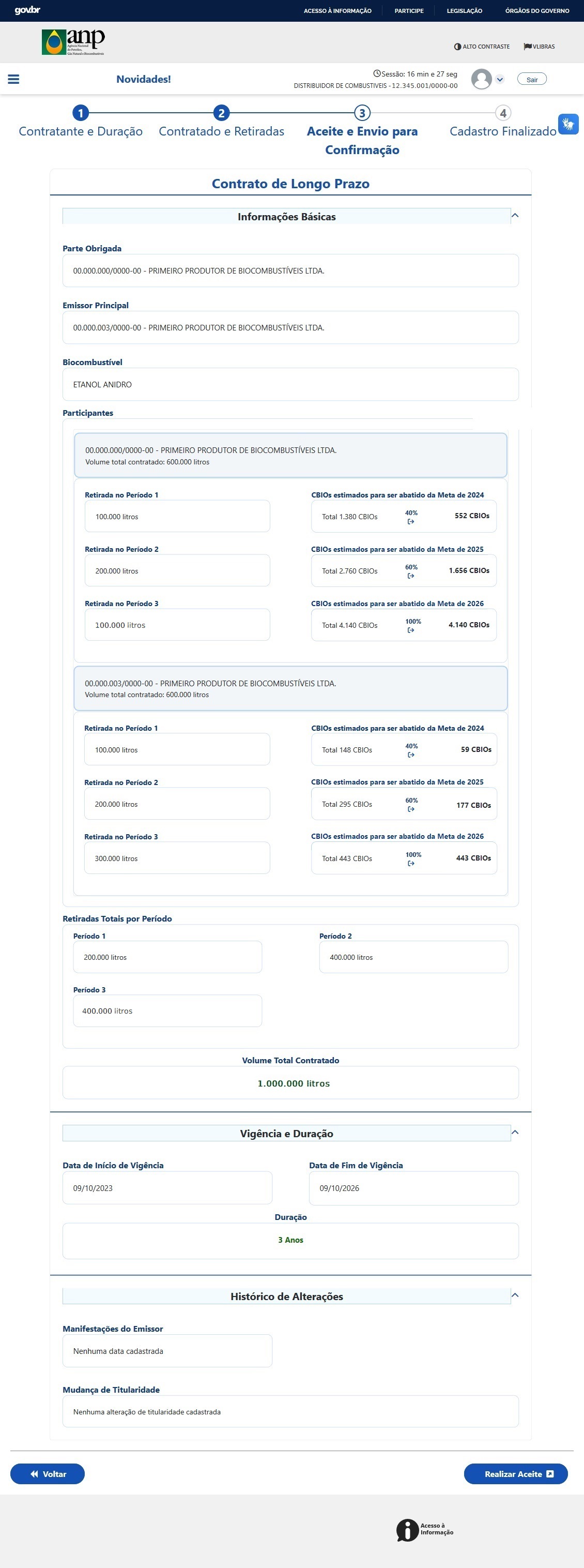 Plataforma CBIO - perfil Parte Obrigada - Parte Obrigada - Editar ...