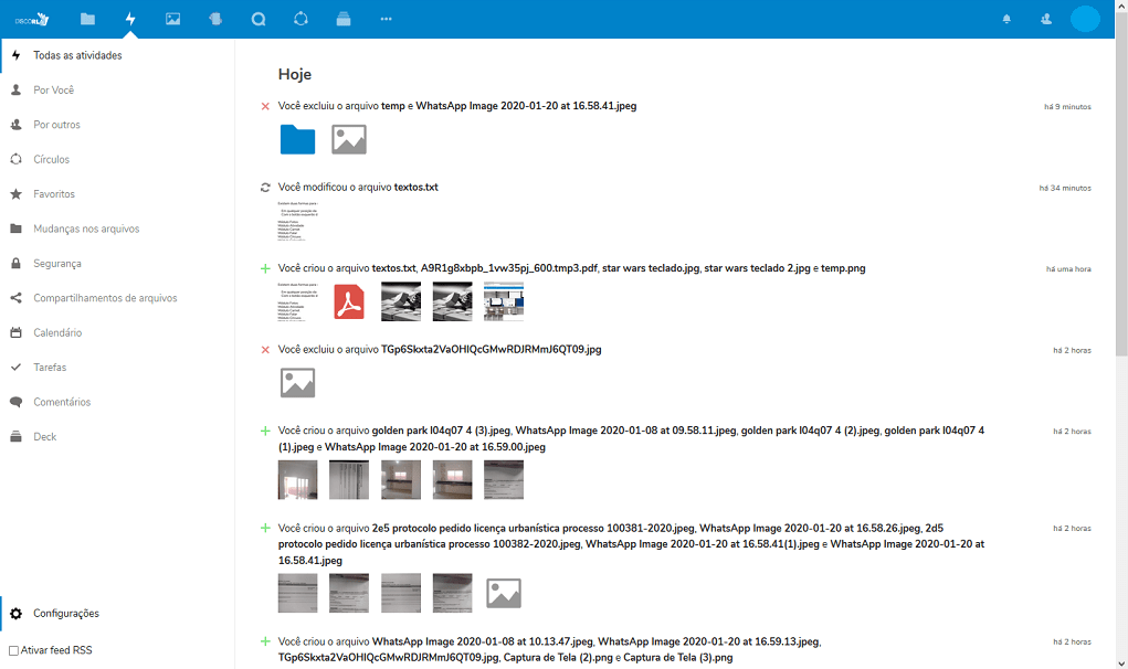 SerproRL - Módulo Atividades